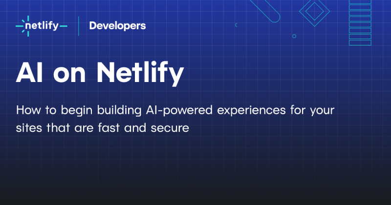 Joseph M. on LinkedIn: Building AI experiences on Netlify | Netlify ... Joseph M. on LinkedIn: Building AI experiences on Netlify | Netlify ...