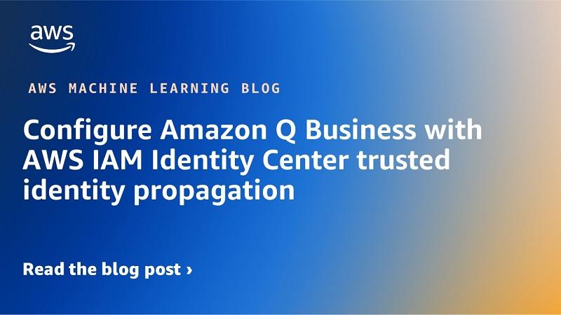 Slava Gorlov on LinkedIn: Configure Amazon Q Business with AWS IAM ... Slava Gorlov on LinkedIn: Configure Amazon Q Business with AWS IAM ...