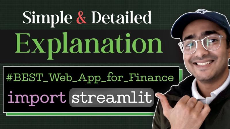 Ritvik Dashora, CFA on LinkedIn: How to use Streamlit FINANCE ... Ritvik Dashora, CFA on LinkedIn: How to use Streamlit FINANCE ...