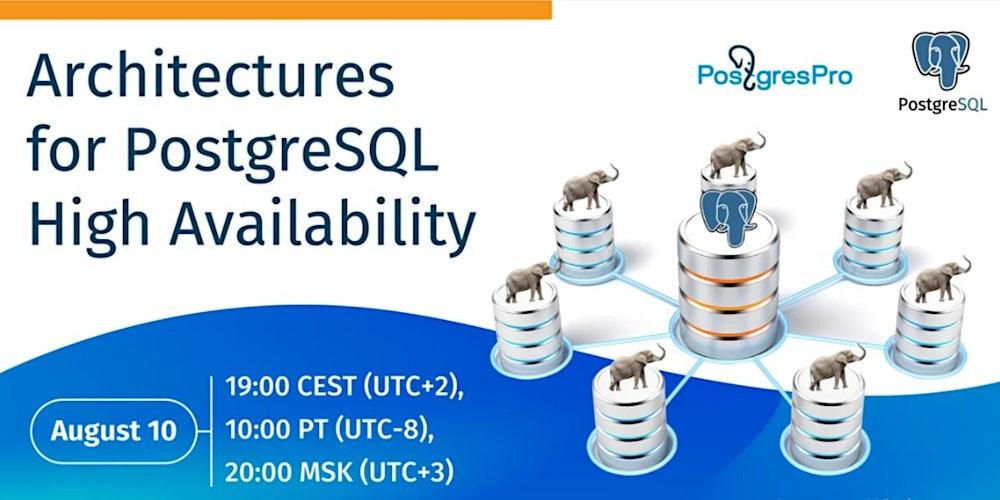 Postgres Professional on LinkedIn: #postgresql #highavailability # ... Postgres Professional on LinkedIn: #postgresql #highavailability # ...