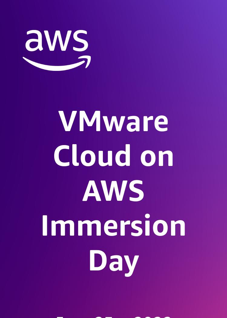 Ashish P. på LinkedIn: VMware Cloud on AWS Immersion Day Ashish P. på LinkedIn: VMware Cloud on AWS Immersion Day