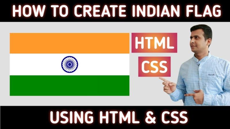 How to create indian flag using html and css | Creating Indian Flag ... How to create indian flag using html and css | Creating Indian Flag ...