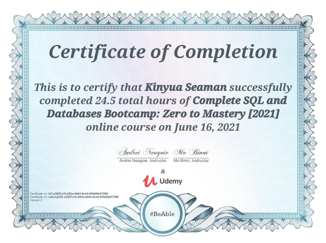 Kinyua Seaman on LinkedIn: #sql #databasequeries Kinyua Seaman on LinkedIn: #sql #databasequeries