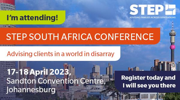 Phia van der Spuy on LinkedIn: STEP South Africa Conference 2023 Phia van der Spuy on LinkedIn: STEP South Africa Conference 2023