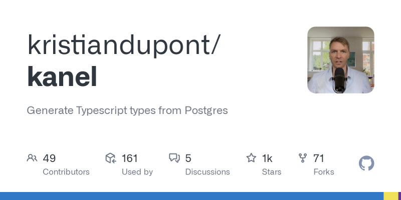 Amaan Khan on LinkedIn: GitHub - kristiandupont/kanel: Generate ... Amaan Khan on LinkedIn: GitHub - kristiandupont/kanel: Generate ...