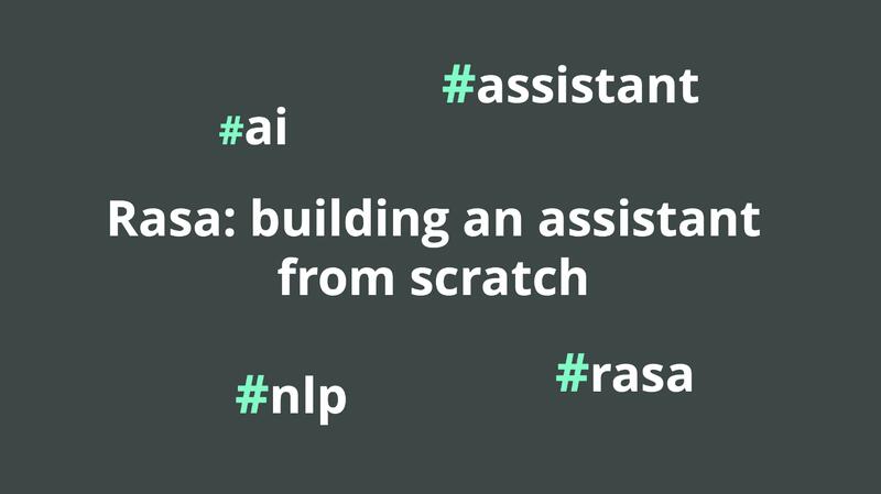 viesure innovation center GmbH on LinkedIn: Rasa – building an ... viesure innovation center GmbH on LinkedIn: Rasa – building an ...