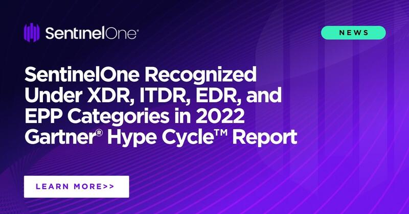 Garima More on LinkedIn: SentinelOne Recognized Under XDR, ITDR, EDR ... Garima More on LinkedIn: SentinelOne Recognized Under XDR, ITDR, EDR ...