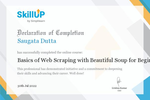 Saugata Dutta on LinkedIn: Simplilearn Saugata Dutta on LinkedIn: Simplilearn