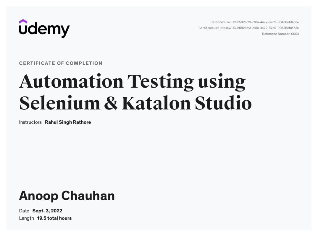 Anoop Chauhan on LinkedIn: #qk #automationtesting #seleniumautomation # ... Anoop Chauhan on LinkedIn: #qk #automationtesting #seleniumautomation # ...
