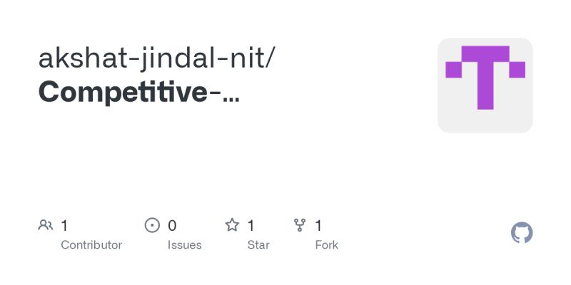 #competitiveprogramming #coding #github #programming #community #java ... #competitiveprogramming #coding #github #programming #community #java ...