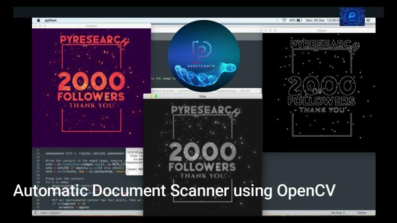Learn the Magic of Document Scanning with OpenCV | Pyresearch posted on ... Learn the Magic of Document Scanning with OpenCV | Pyresearch posted on ...