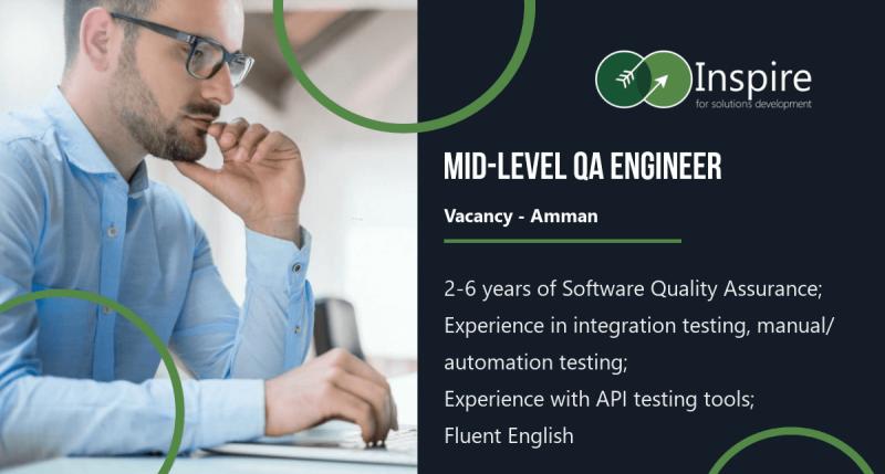 Hadeel Fleifel on LinkedIn: Mid-level QA Engineer Vacancy Hadeel Fleifel on LinkedIn: Mid-level QA Engineer Vacancy