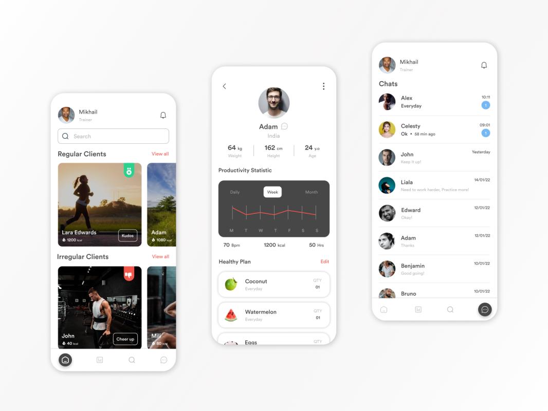 Naina Acharya on LinkedIn: Hi all! 😁 This is a concept of a fitness app ... Naina Acharya on LinkedIn: Hi all! 😁 This is a concept of a fitness app ...