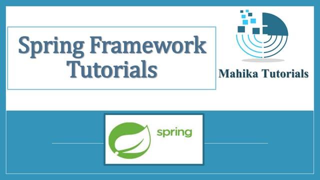 Mahika Motwani on LinkedIn: Spring FrameWork Tutorials Java Language Mahika Motwani on LinkedIn: Spring FrameWork Tutorials Java Language