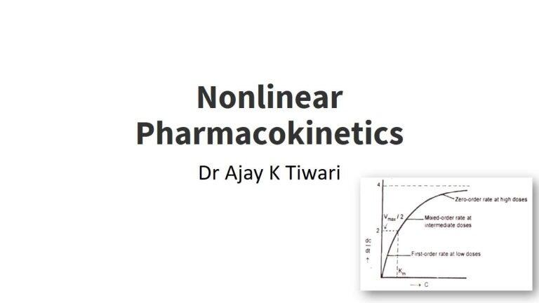 Dr. Ajay Kumar Tiwari on LinkedIn: Non linear pharmacokinetics ... Dr. Ajay Kumar Tiwari on LinkedIn: Non linear pharmacokinetics ...