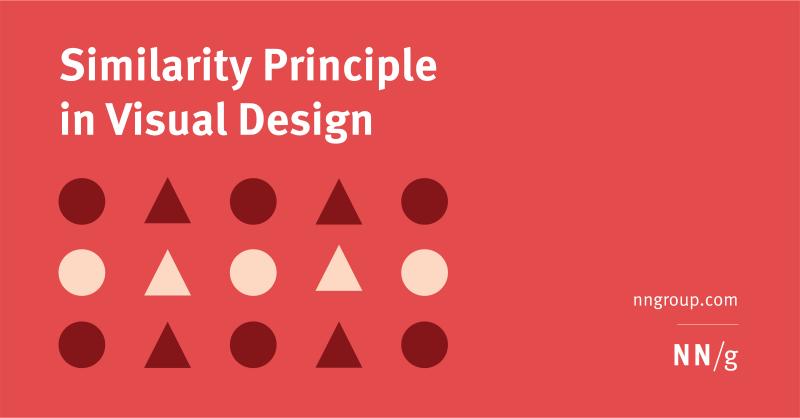 EMAMUZO OKERRI on LinkedIn: Similarity Principle in Visual Design EMAMUZO OKERRI on LinkedIn: Similarity Principle in Visual Design