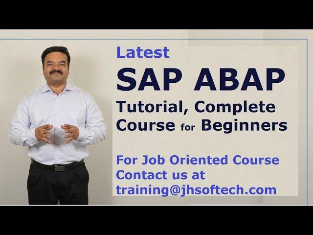 SAP ABAP Tutorial for Beginners in SAP ERP | Gianluca Pietrolucci SAP ABAP Tutorial for Beginners in SAP ERP | Gianluca Pietrolucci