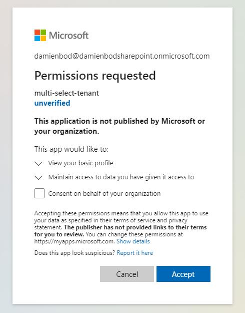 Damien Bowden บน LinkedIn: Azure AD Multi tenant Azure App registration ... Damien Bowden บน LinkedIn: Azure AD Multi tenant Azure App registration ...