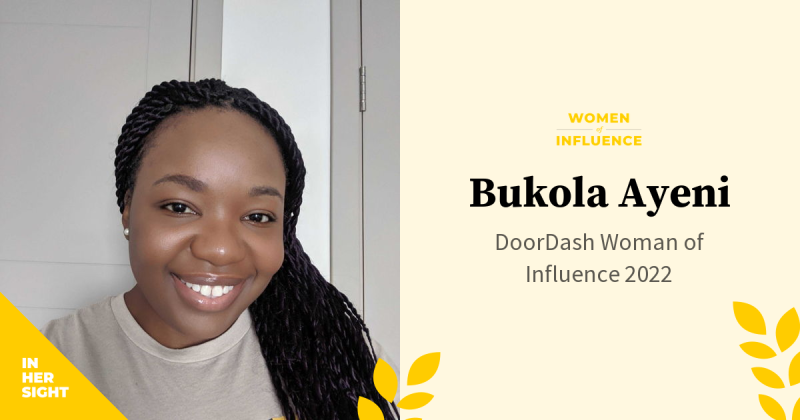 Bukola A. on LinkedIn: Bukola Ayeni is the 2022 DoorDash Woman of ... Bukola A. on LinkedIn: Bukola Ayeni is the 2022 DoorDash Woman of ...