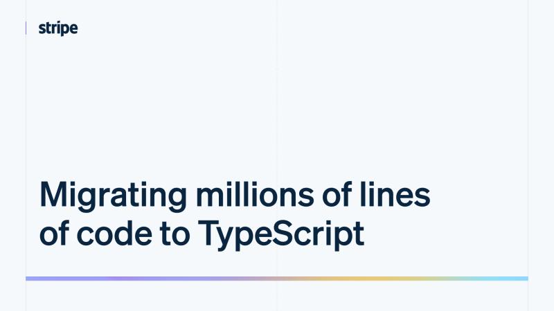 Shifa Shariq on LinkedIn: Migrating millions of lines of code to TypeScript Shifa Shariq on LinkedIn: Migrating millions of lines of code to TypeScript