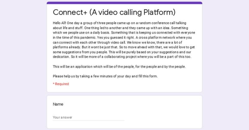 Aseem Sarvapriya on LinkedIn: Connect+ (A video calling Platform) Aseem Sarvapriya on LinkedIn: Connect+ (A video calling Platform)