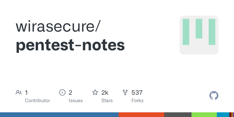 Hany Soliman on LinkedIn: GitHub - wwong99/pentest-notes Hany Soliman on LinkedIn: GitHub - wwong99/pentest-notes
