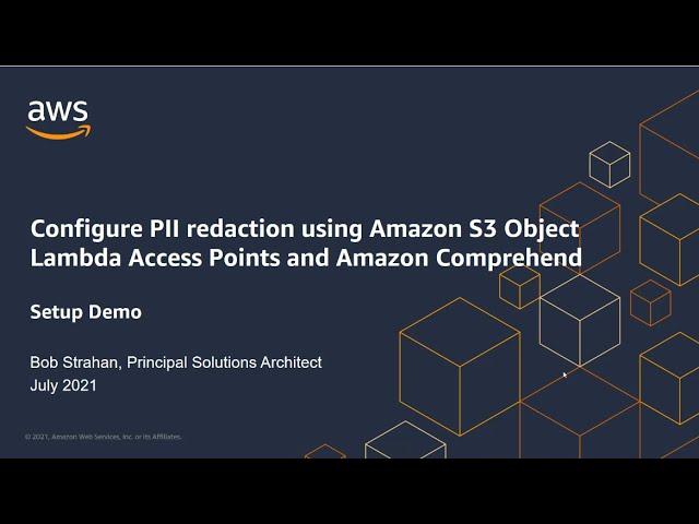 Pavan Pothukuchi on LinkedIn: Configure PII redaction using Amazon S3 ... Pavan Pothukuchi on LinkedIn: Configure PII redaction using Amazon S3 ...