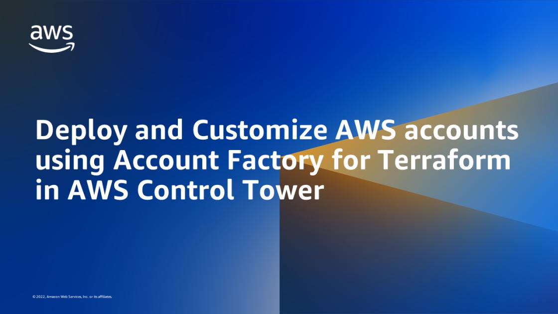 Nick Carbone on LinkedIn: Deploy and Customize AWS accounts using ... Nick Carbone on LinkedIn: Deploy and Customize AWS accounts using ...