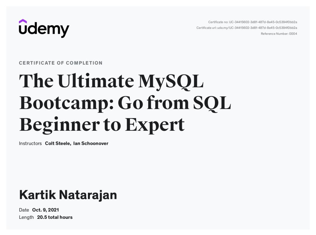 Kartik Natarajan on LinkedIn: #mysql #mariadb #sqltraining #sqldatabase Kartik Natarajan on LinkedIn: #mysql #mariadb #sqltraining #sqldatabase
