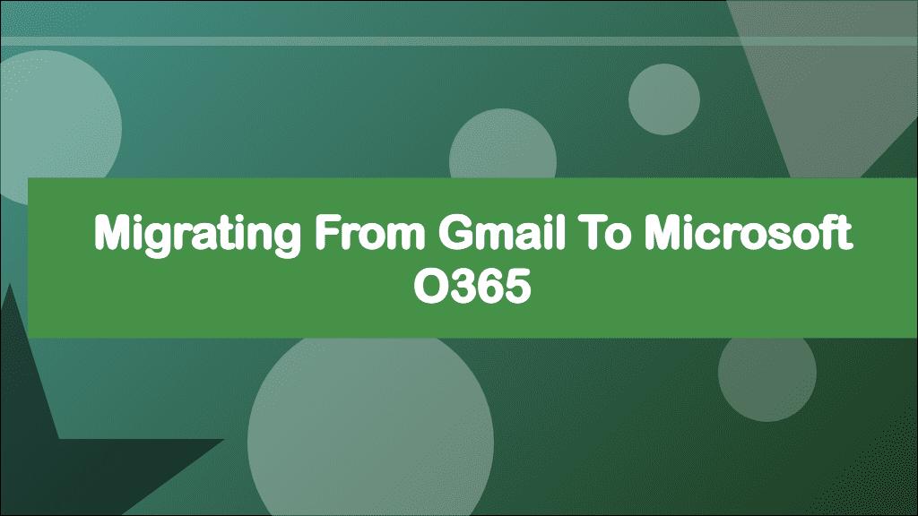 Neil Herbert on LinkedIn: Migrating from Gmail to Microsoft o365 Neil Herbert on LinkedIn: Migrating from Gmail to Microsoft o365