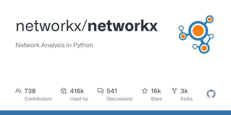 Piyush Singh Chauhan on LinkedIn: GitHub - networkx/networkx: Network ... Piyush Singh Chauhan on LinkedIn: GitHub - networkx/networkx: Network ...