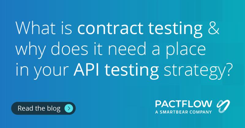 SmartBear on LinkedIn: Contract Testing Vs Integration Testing | Pactflow SmartBear on LinkedIn: Contract Testing Vs Integration Testing | Pactflow