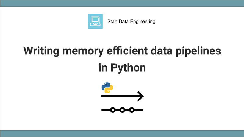 Waroot Suasakul on LinkedIn: Writing memory efficient data pipelines in ... Waroot Suasakul on LinkedIn: Writing memory efficient data pipelines in ...