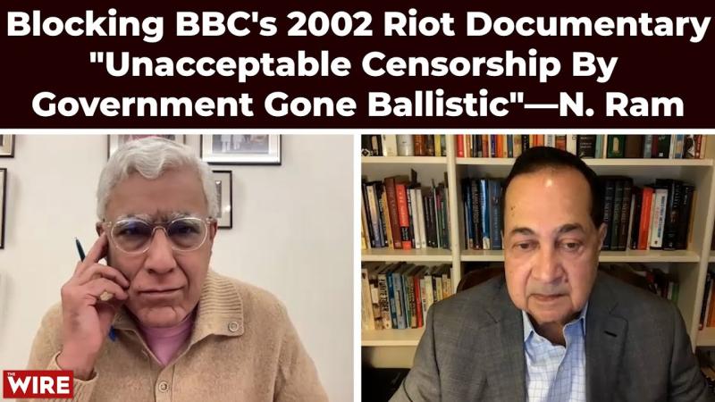 Blocking BBC's 2002 Riot Documentary Blocking BBC's 2002 Riot Documentary