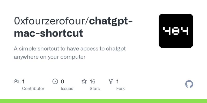 Joshua Pauline on LinkedIn: GitHub - joshpauline/chatgpt-mac-shortcut ... Joshua Pauline on LinkedIn: GitHub - joshpauline/chatgpt-mac-shortcut ...