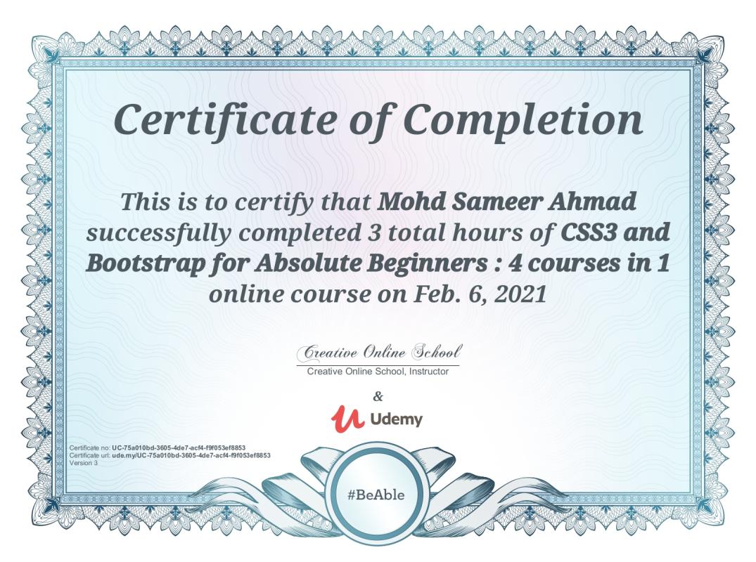 Mohd Sameer Ahmad on LinkedIn: #css3 #bootstrap5 Mohd Sameer Ahmad on LinkedIn: #css3 #bootstrap5