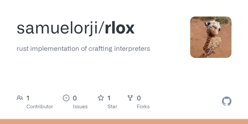 ~ Samuel ~ Orji on LinkedIn: GitHub - samuelorji/rlox: rust ... ~ Samuel ~ Orji on LinkedIn: GitHub - samuelorji/rlox: rust ...