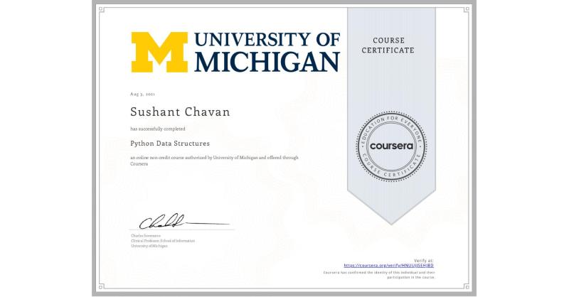 Sushant Chavan on LinkedIn: It was interesting to learn python data ... Sushant Chavan on LinkedIn: It was interesting to learn python data ...