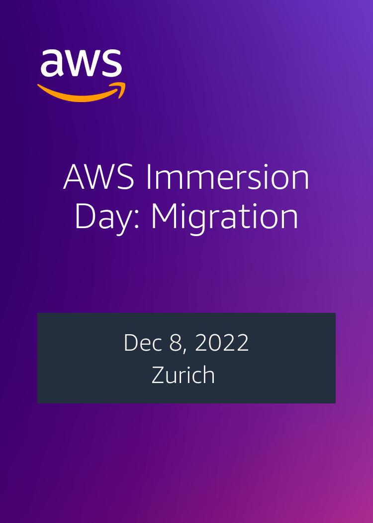 Samuel Riedo auf LinkedIn: AWS Immersion Day: Migration Samuel Riedo auf LinkedIn: AWS Immersion Day: Migration