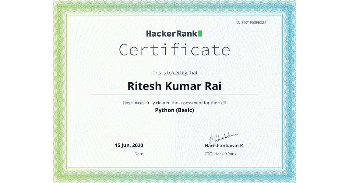 Ritesh Kumar Rai posted on LinkedIn Ritesh Kumar Rai posted on LinkedIn