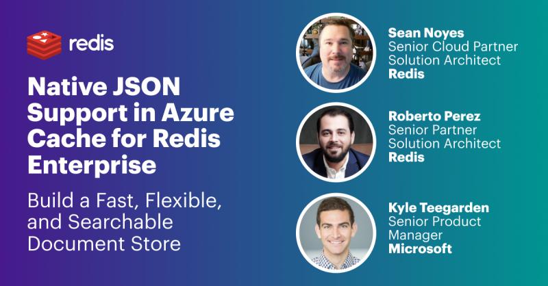 Redis on LinkedIn: Native JSON support in Azure Cache for Redis ... Redis on LinkedIn: Native JSON support in Azure Cache for Redis ...