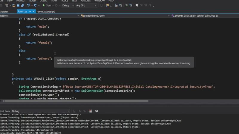 Naresh Bg on LinkedIn: Datadase operations in c# using ADO net Naresh Bg on LinkedIn: Datadase operations in c# using ADO net