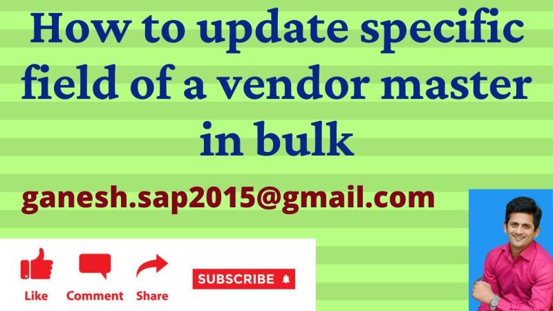 Ganesh Padala on LinkedIn: How to update specific field of a vendor ... Ganesh Padala on LinkedIn: How to update specific field of a vendor ...