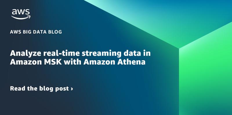 Simone Cheli on LinkedIn: Analyze real-time streaming data in Amazon ... Simone Cheli on LinkedIn: Analyze real-time streaming data in Amazon ...