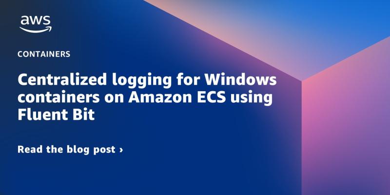 Joel Omoniyi on LinkedIn: Centralized logging for Windows containers on ... Joel Omoniyi on LinkedIn: Centralized logging for Windows containers on ...