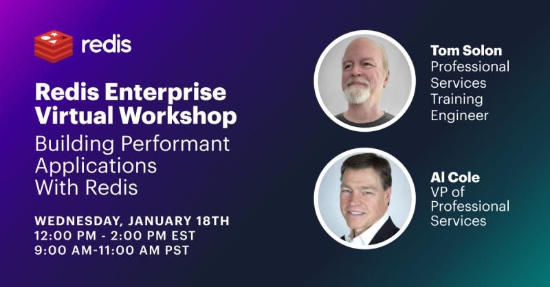 Chase Rios on LinkedIn: Redis Enterprise Virtual Workshop | Redis Chase Rios on LinkedIn: Redis Enterprise Virtual Workshop | Redis