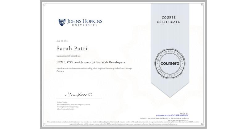 Sarah Alissa Putri na LinkedIn: #html #css #javascript Sarah Alissa Putri na LinkedIn: #html #css #javascript