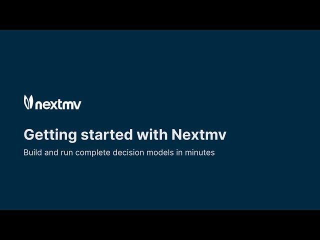 Nicole Misek on LinkedIn: Getting started with Nextmv Nicole Misek on LinkedIn: Getting started with Nextmv