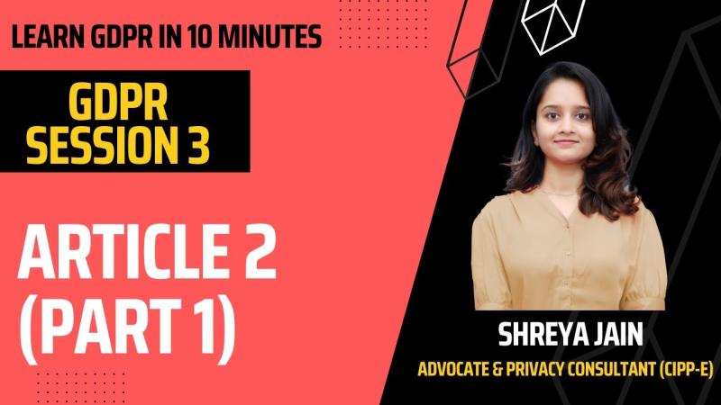 Srishti Shukla Tiwari on LinkedIn: GDPR in 10 Minutes - GDPR Article 2 ... Srishti Shukla Tiwari on LinkedIn: GDPR in 10 Minutes - GDPR Article 2 ...