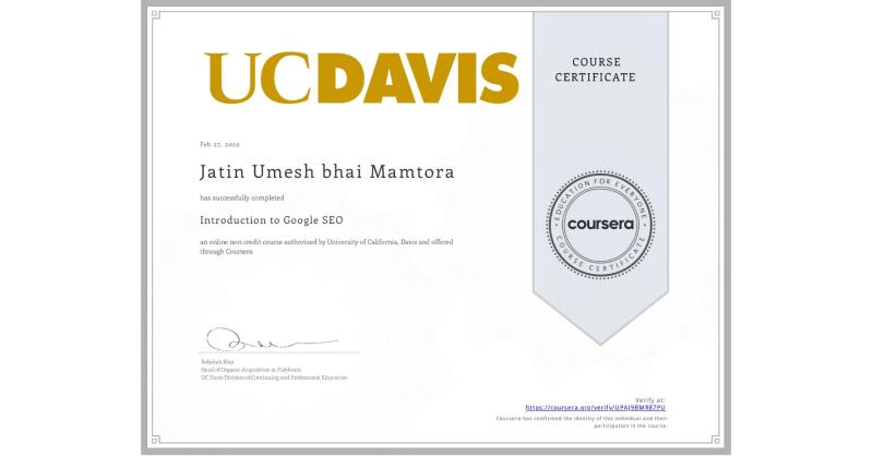 #seo #coursera | Jatin Mamtora #seo #coursera | Jatin Mamtora
